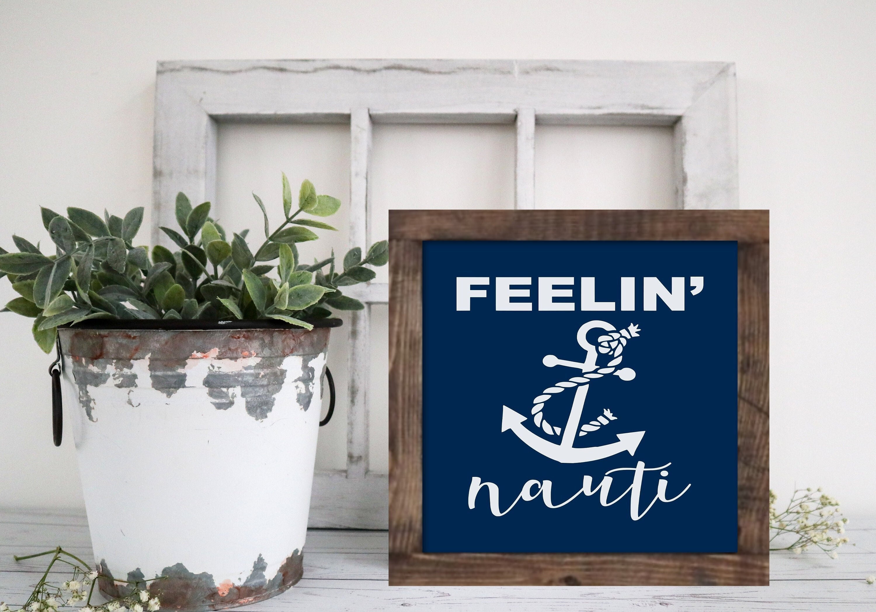 Lake Signs Feelin Nauti Lake House Wood Sign Signs for | Etsy Canada