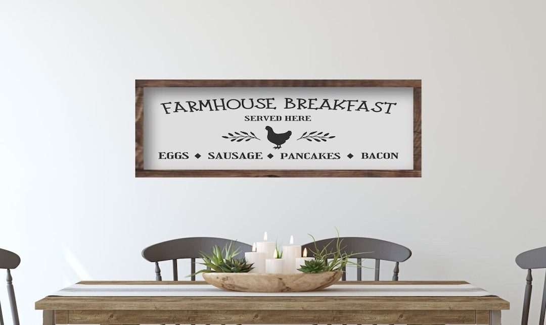 Farmhouse Kitchen Sign, Farmhouse Kitchen Wall Decor, Kitchen Wood ...