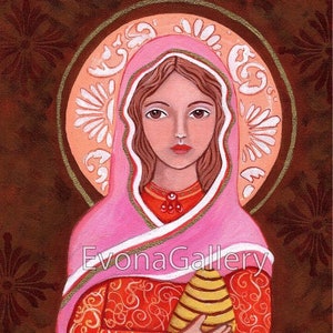 Saint Abigail the Patron Saint of Bees and Beekeepers, Catholic Gift ...