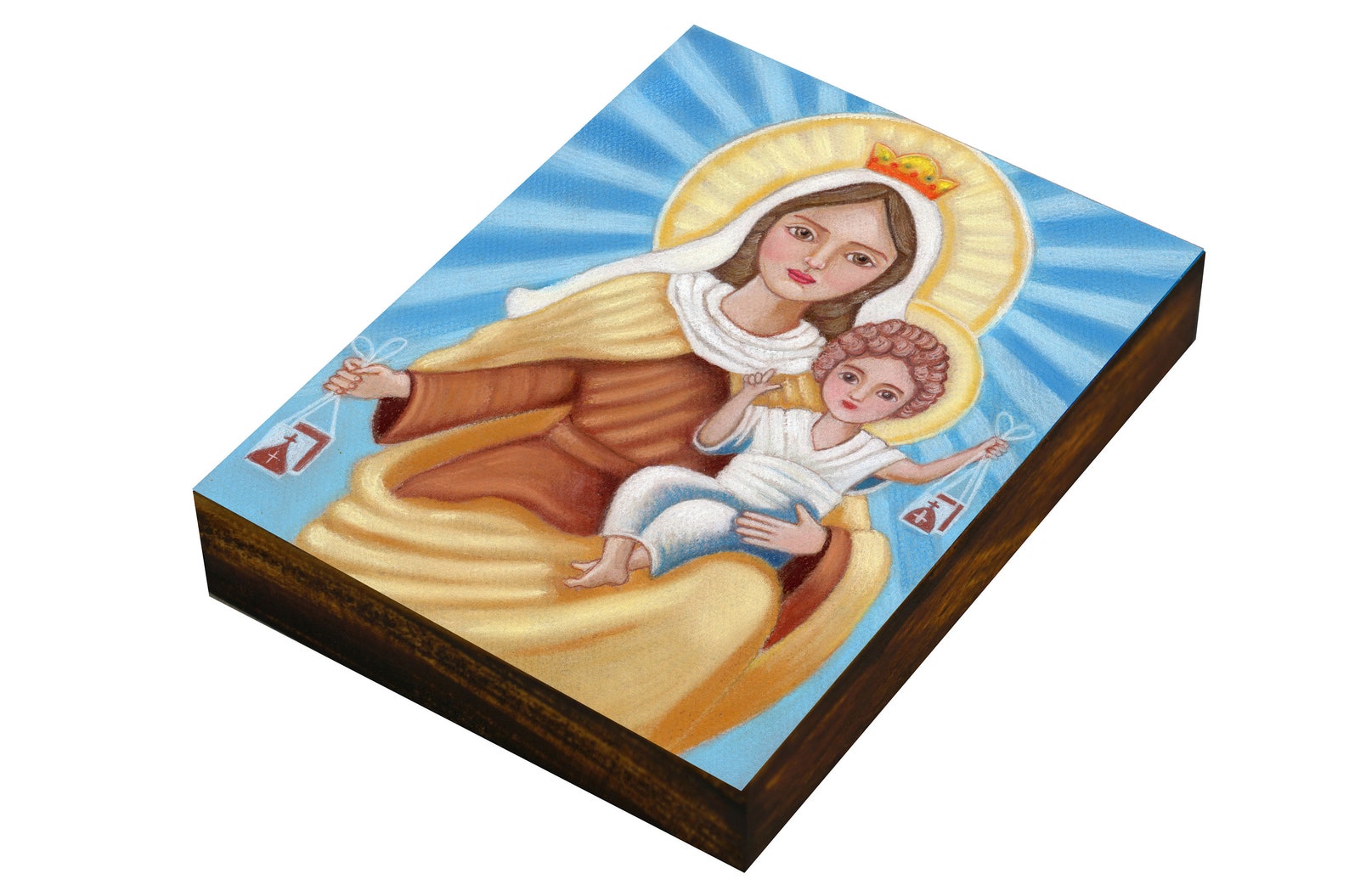 Our Lady of Mount Carmel Catholic Fine Art Print Blessed - Etsy