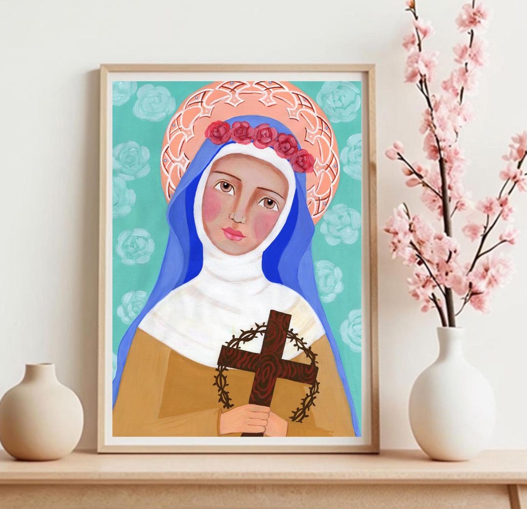 Saint Rose of Lima, St Rosa De Lima Icon, Santa Rosa De Lima, Saint ...