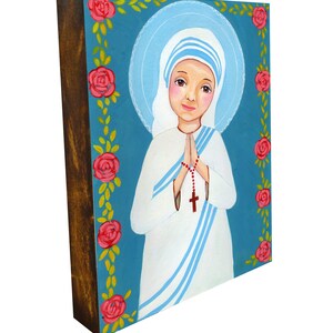 St. Mother Teresa of Calcutta, Print Mounted on Wood Panel, Christian ...