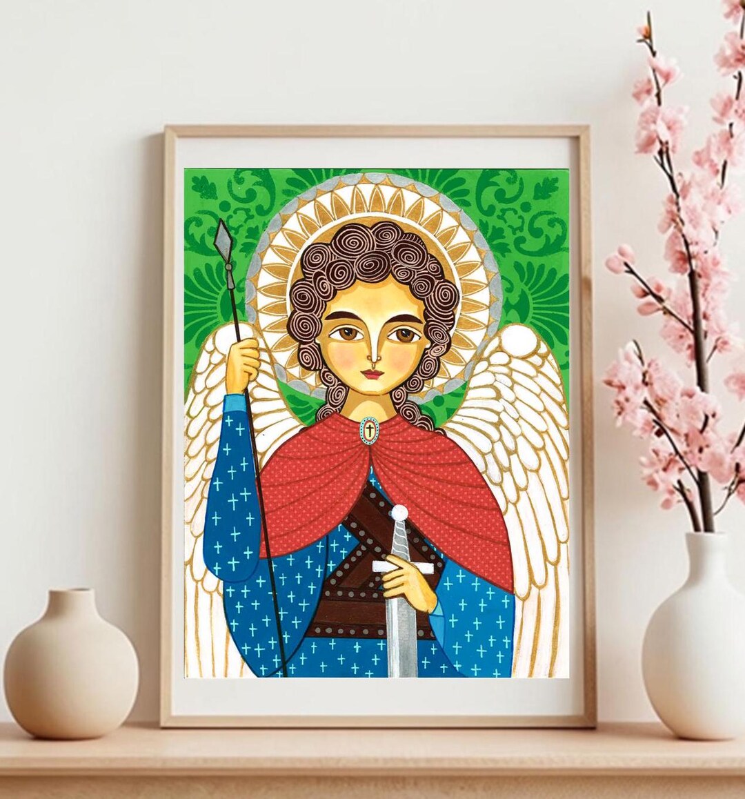 Saint Archangel Michael, Icon of Saint Michael, Icon Catholic Art ...
