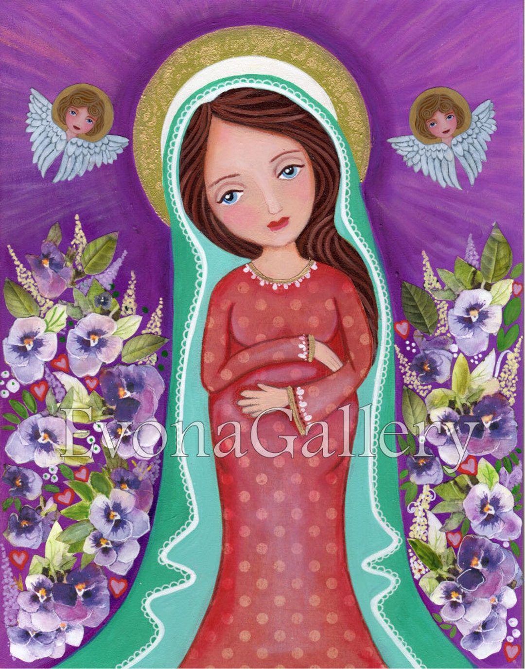Mary Mother of Hope Beauty and Art Giclee Print Mixed - Etsy