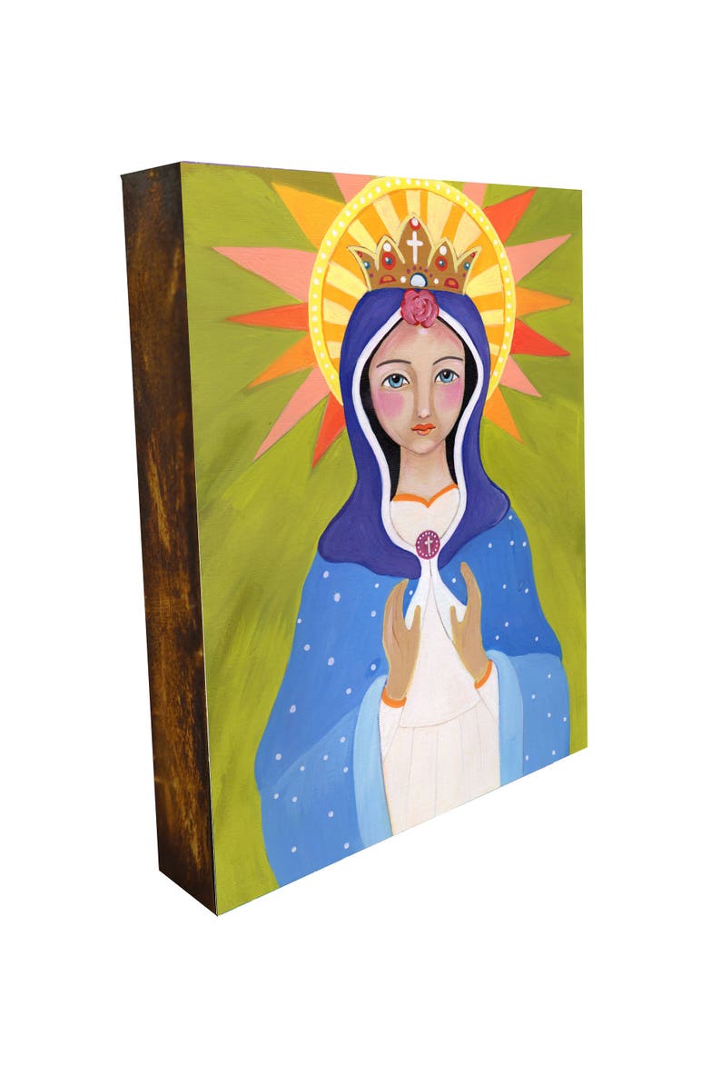 Our Lady of Knock Virgin Mary Queen of Ireland Print | Etsy