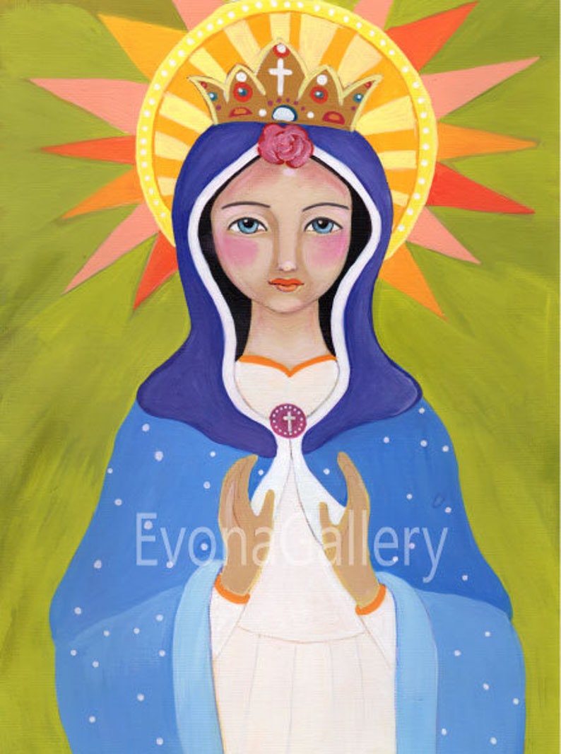 Our Lady of Knock, Virgin Mary, Queen of Ireland, Christian Art, Art ...