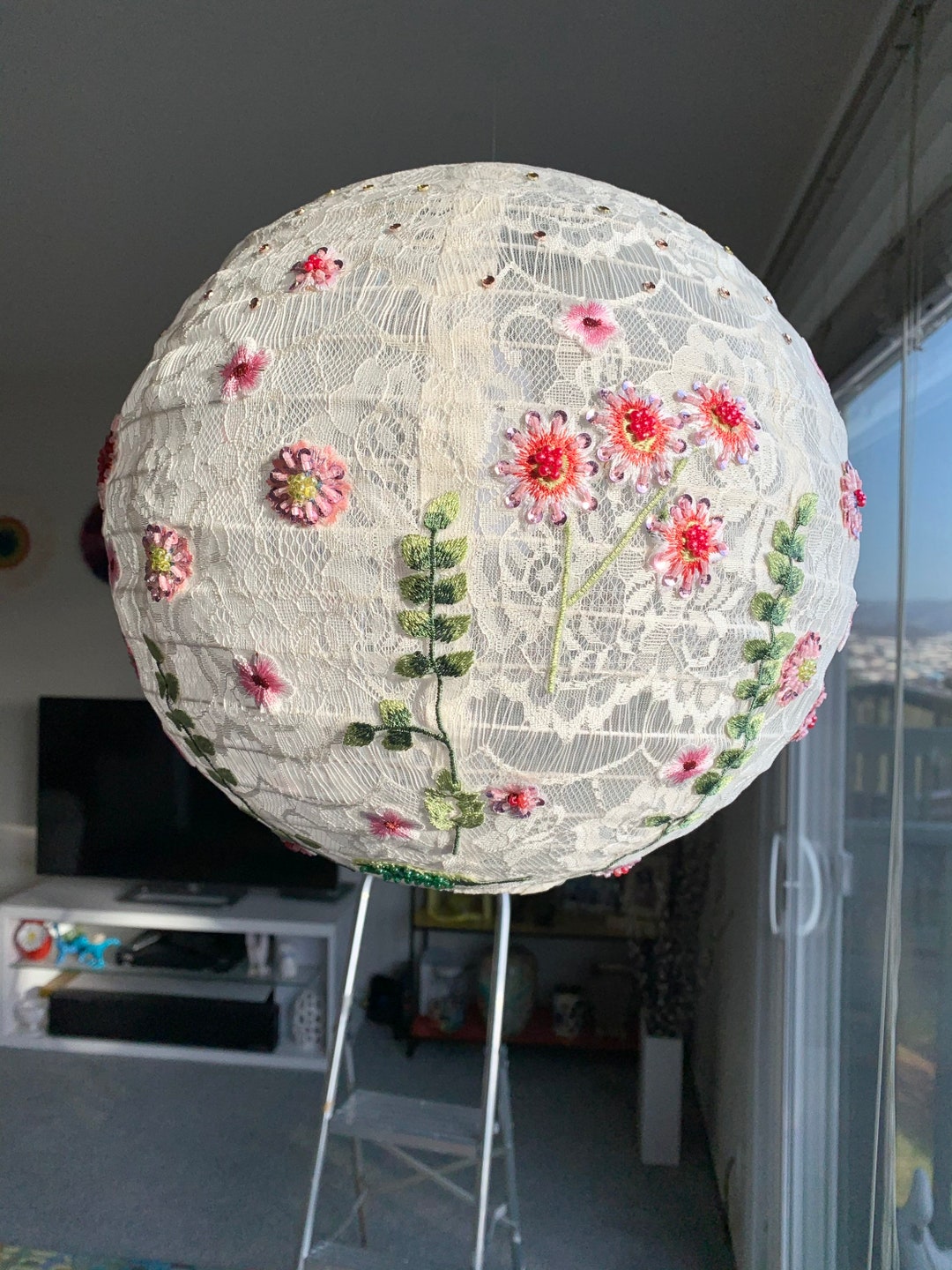 Cottagecore, Lace Lantern, Decorative Light - Etsy