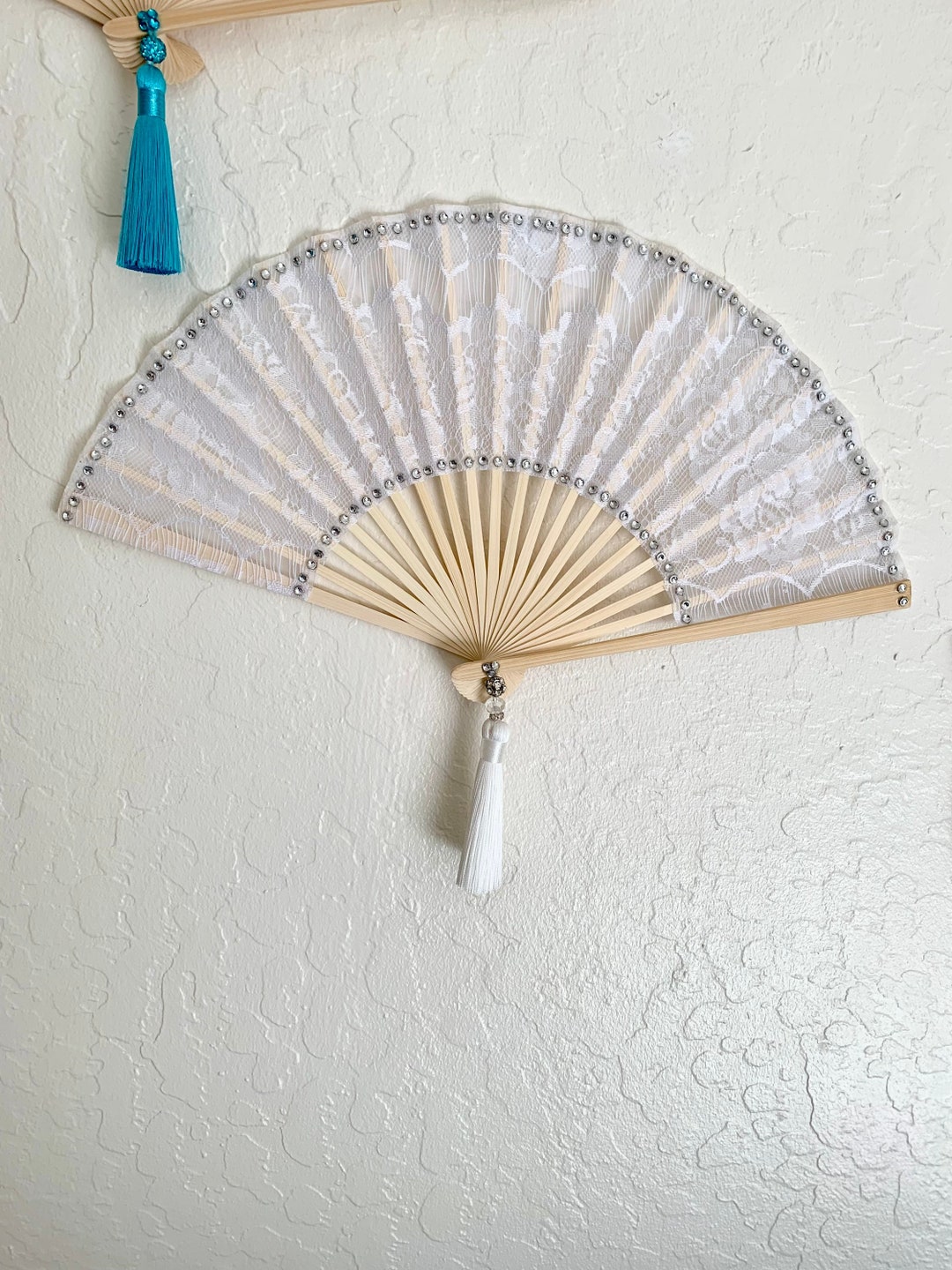 Lace Fan, Hand Fan,non-foldable, Table Centerpiece - Etsy