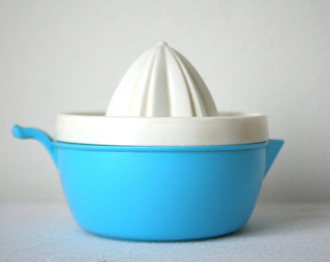 Lemon Squeezer Vintage Blue Tupperware - Etsy