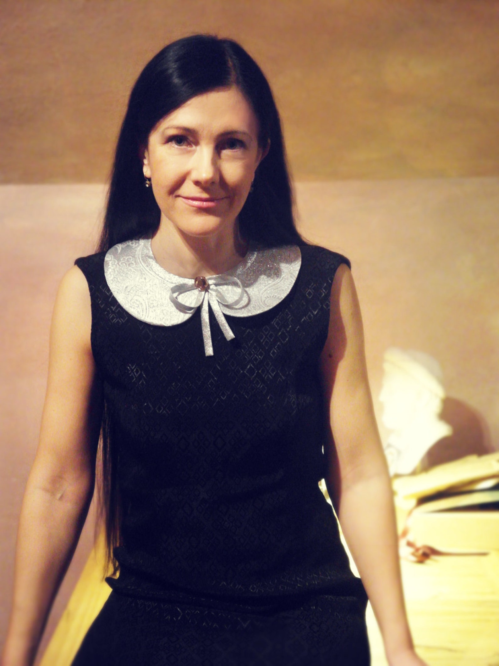Handmade White Silver Peter Pan Collar, Necklace. - Etsy