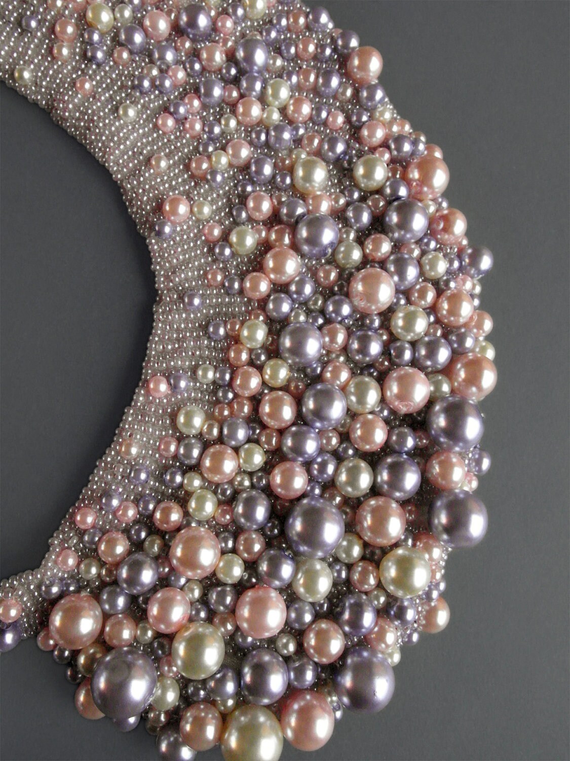 Handmade Pearl Collar, Necklace - Etsy