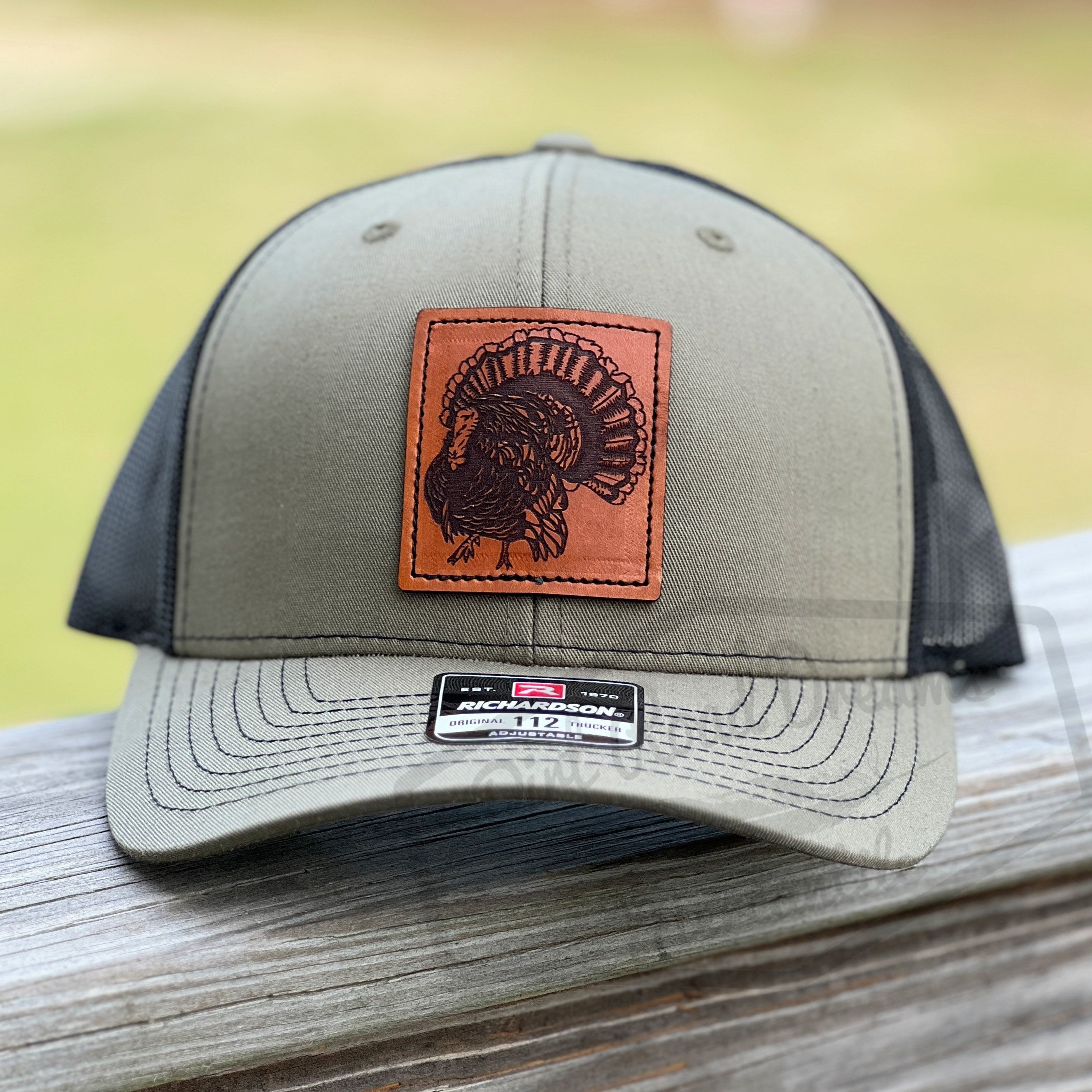 Richardson 112 Snapback Trucker Loden/black Turkey Hunting Leather ...