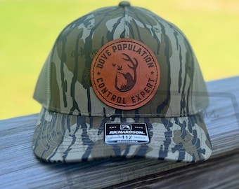 Bottomland Camo Richardson 112 Snapback Trucker Lab Duck Hunting Leather Patch Hat - Etsy