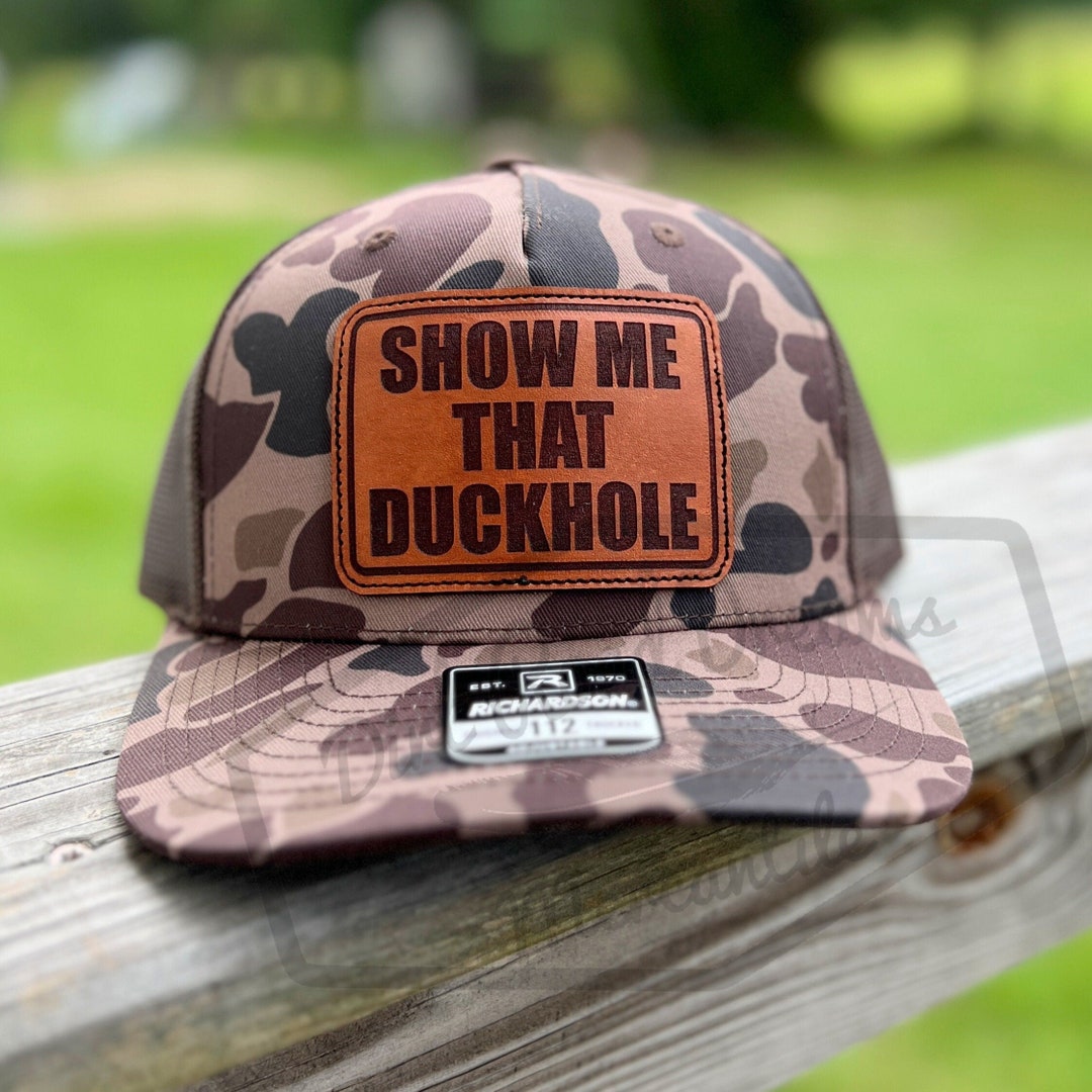 Old School Duck Camo Bark Brown Richardson 112PFP Snapback Trucker Show ...