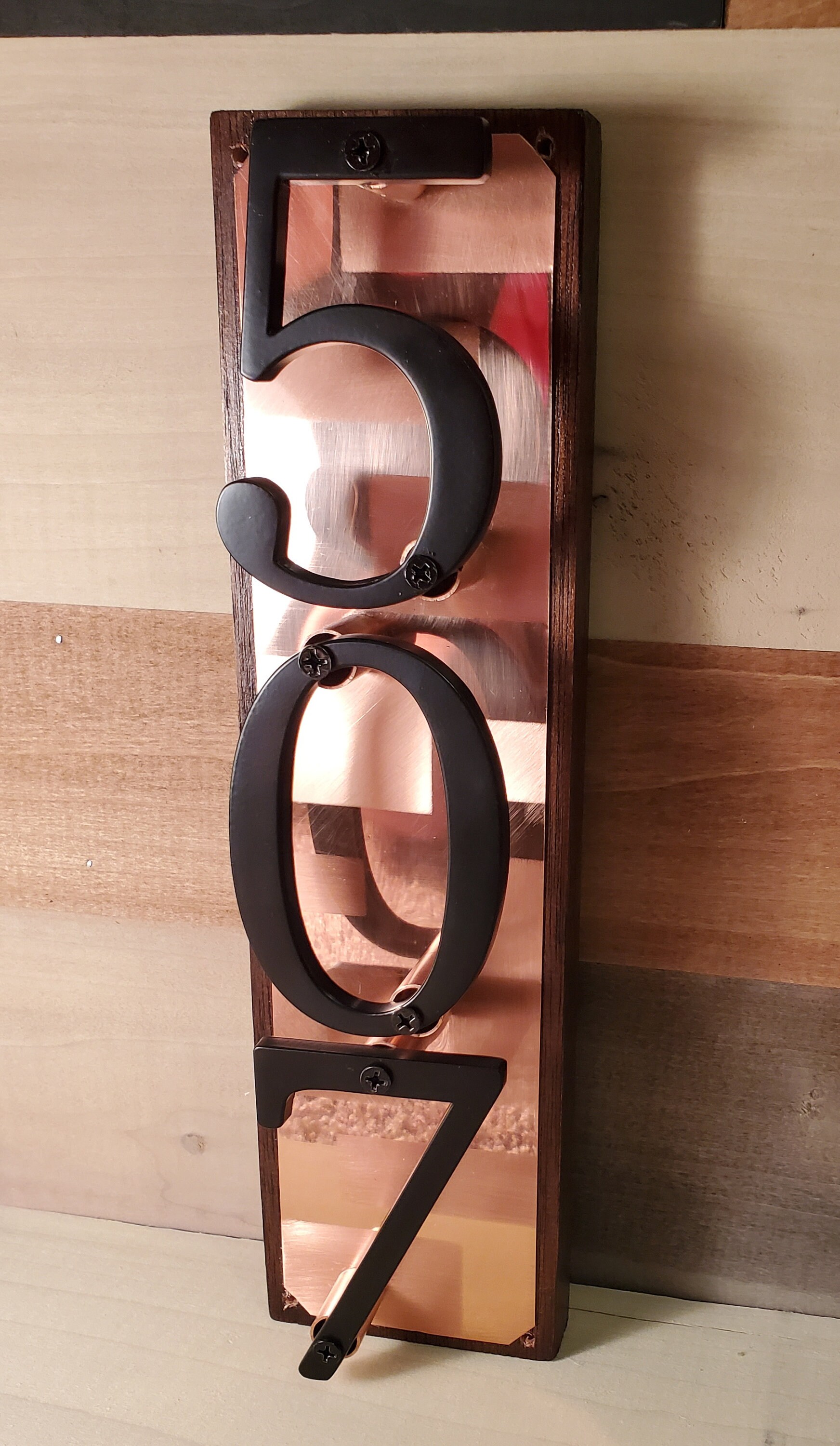 Copper Address Sign / Free Shipping / Address Plaque / House - Etsy