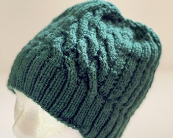Knit Cable Hat - Etsy