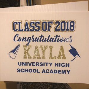 Graduation Yard Sign - Etsy