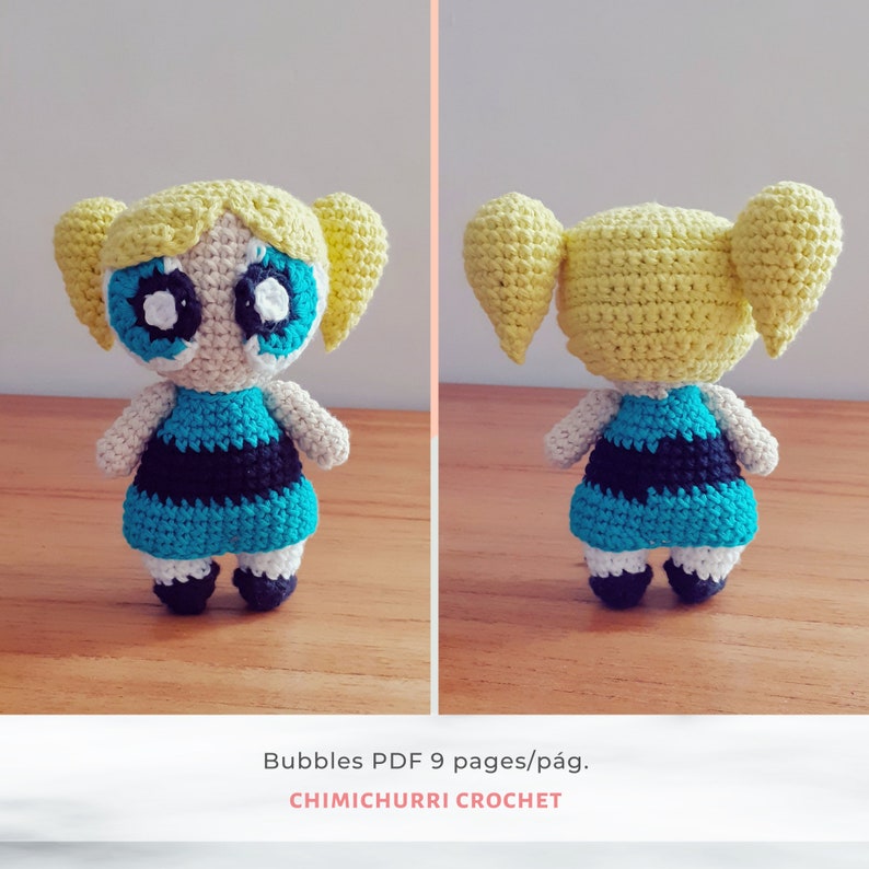 Powerpuff Girls Amigurumi Patterns Set X3 PDF ENG & SPA - Etsy