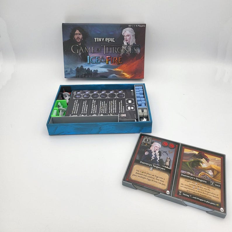 Unofficial Tiny Epic Game of Thrones and Ice & Fire 3D Printed Game Box ...