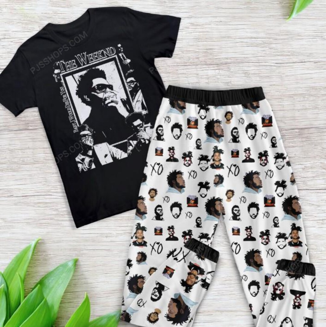 Custom the Weeknd Pajamas | Cozy Matching XO Sleep Set - Etsy