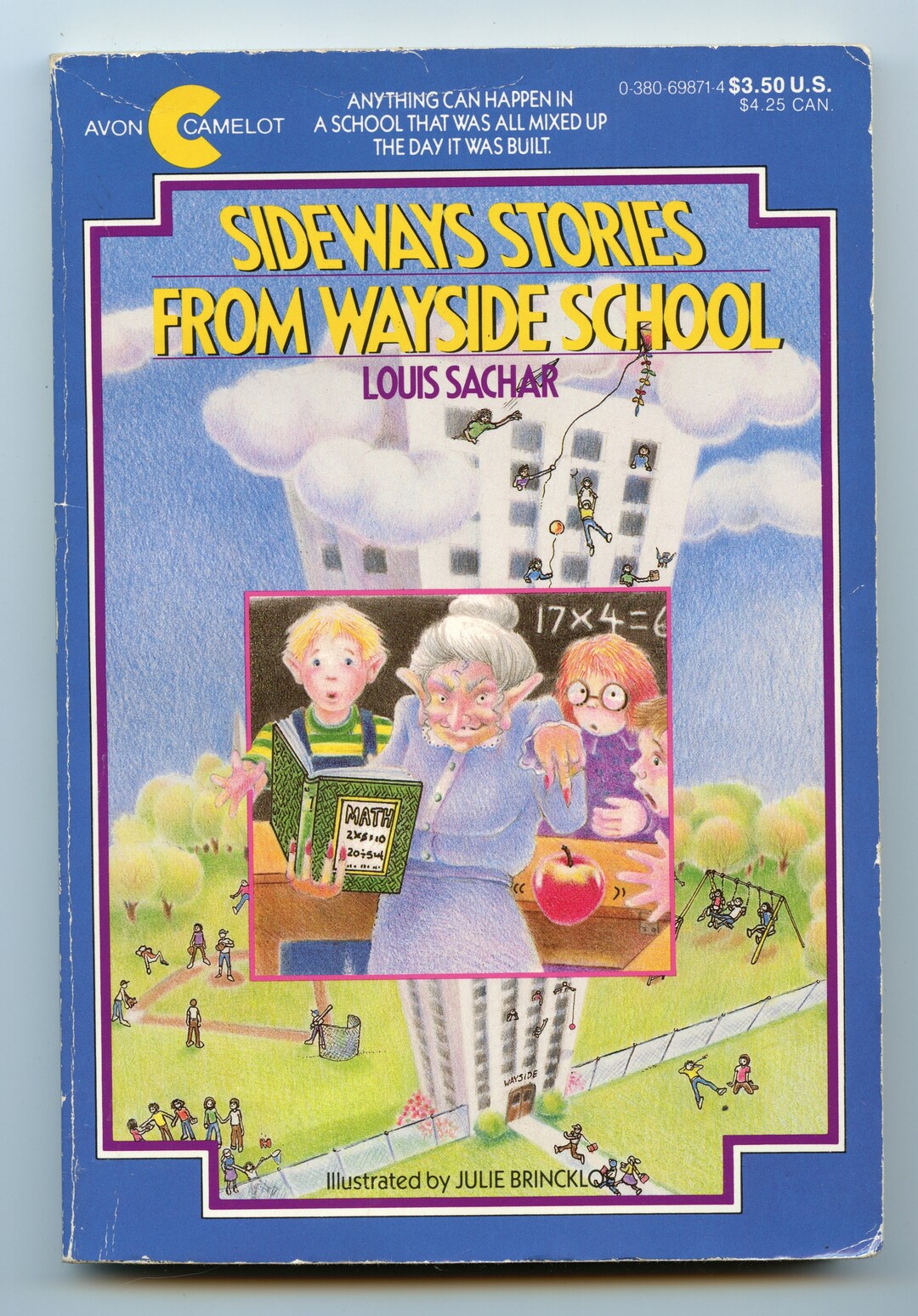 Sideways Stories From Wayside School by Louis Sachar - 1980s Kids ...