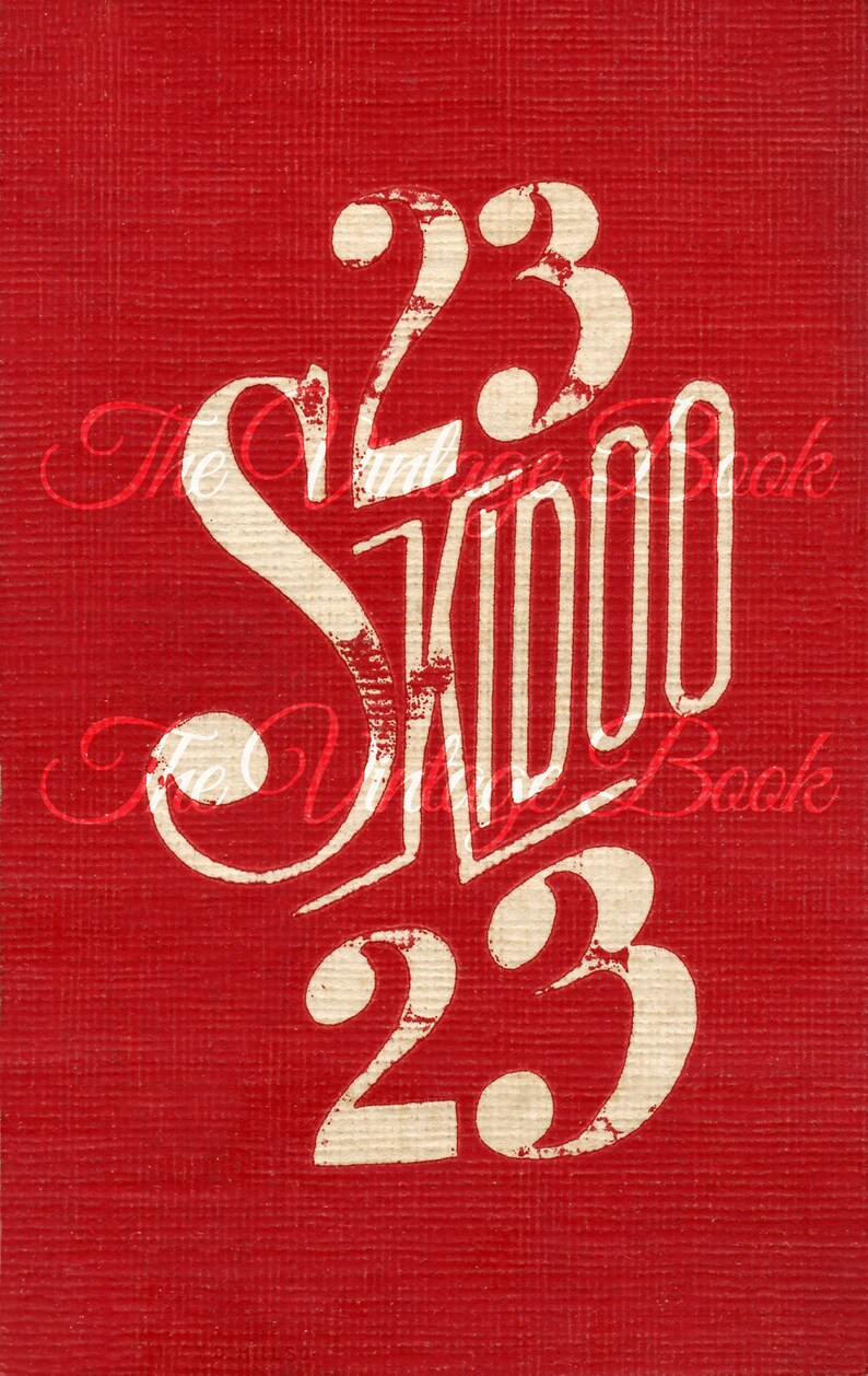 Vintage Maximalist Scrapbook Printable 23 Skidoo Early 1900s Graphic ...