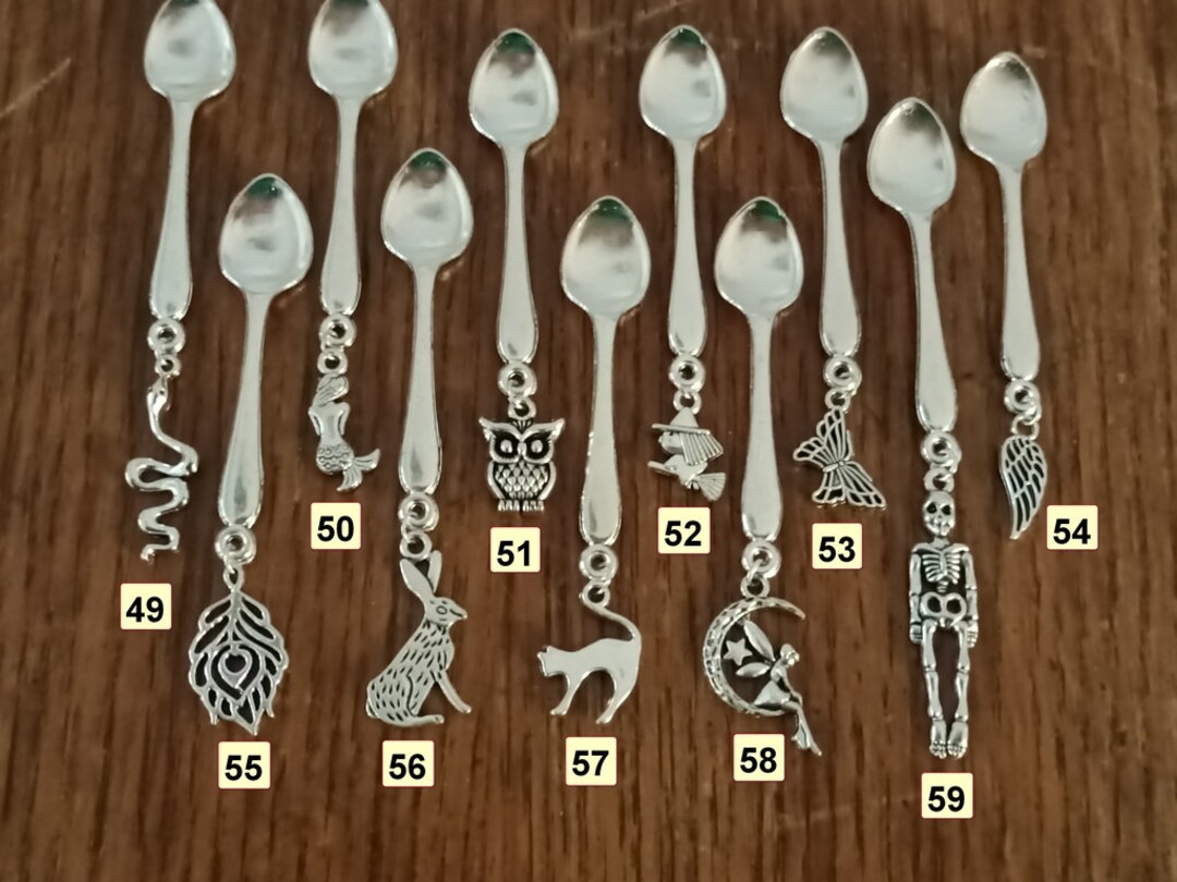Mini Altar Spoon Witchy Charm Spoon Faerie Spoons Little - Etsy