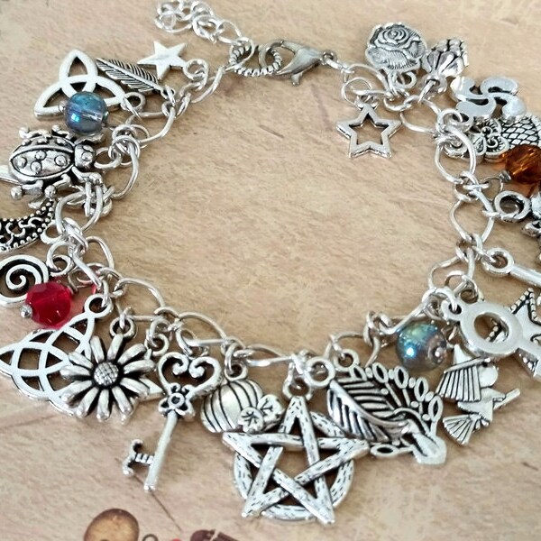 Witch Charm Bracelet - Etsy