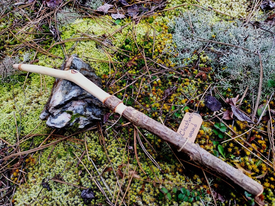 Chestnut Wand, Transforming Karma, Healing, Love, Success, Wiccan Pagan ...