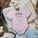 Baby's First Christmas Ornament Baby Shower Gift Stats Name Tag ...