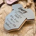 Baby's First Christmas Ornament Baby Shower Gift Stats Name Tag ...