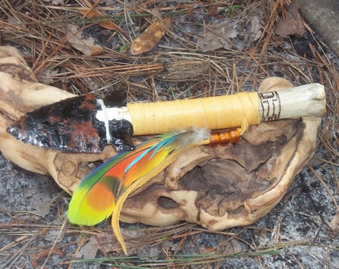 OBSIDIAN KNIFE / Mayan Replica Knife - Etsy