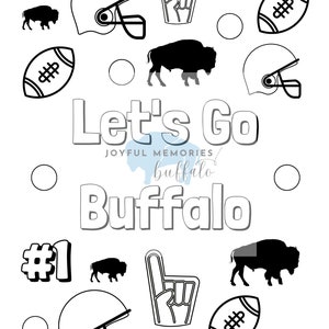 Buffalo Coloring Pages - Etsy