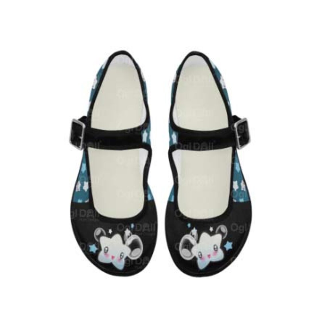 Kawaii Mary Jane Shoes Creepy Cute Mary Janes Galaxy Etsy