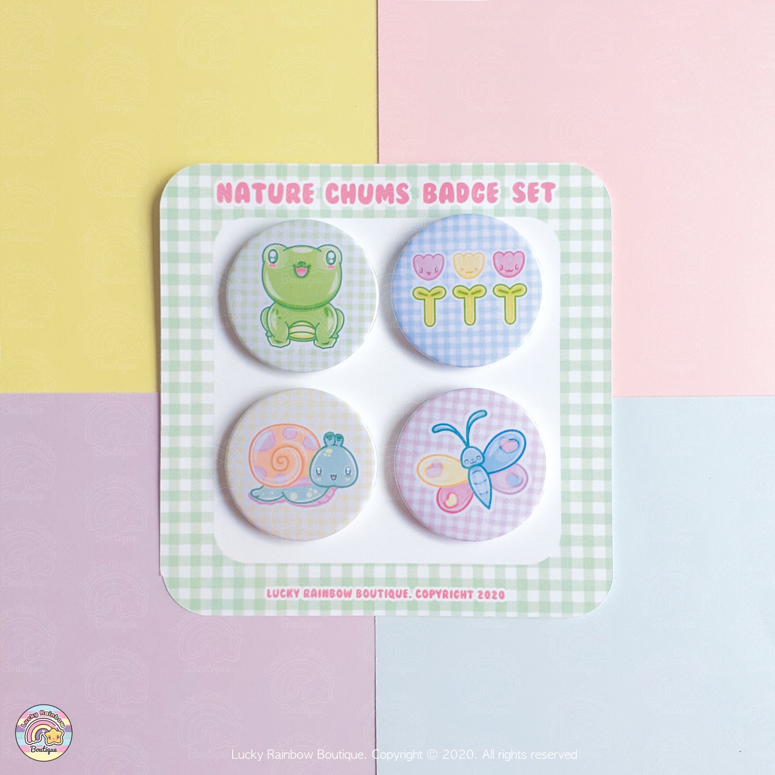 Cute Animal Badge Button SECONDS, Woodland Animals Pins, Kawaii ...