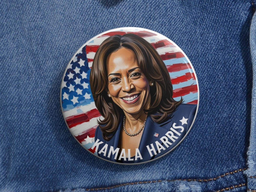 Kamala Harris Pin 2.25 Kamala Pin Support Kamala Pin Vote Kamala Pin ...