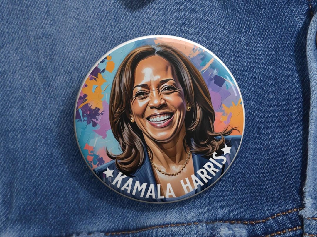 Kamala Harris Pin 2.25 Kamala Pin Support Kamala Pin Vote Kamala Pin ...
