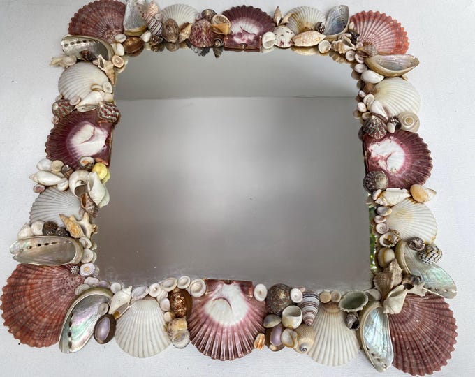 VTG 1977 Shell Mirror, VIDEO, Hand Made, Gorgeous Design and ...