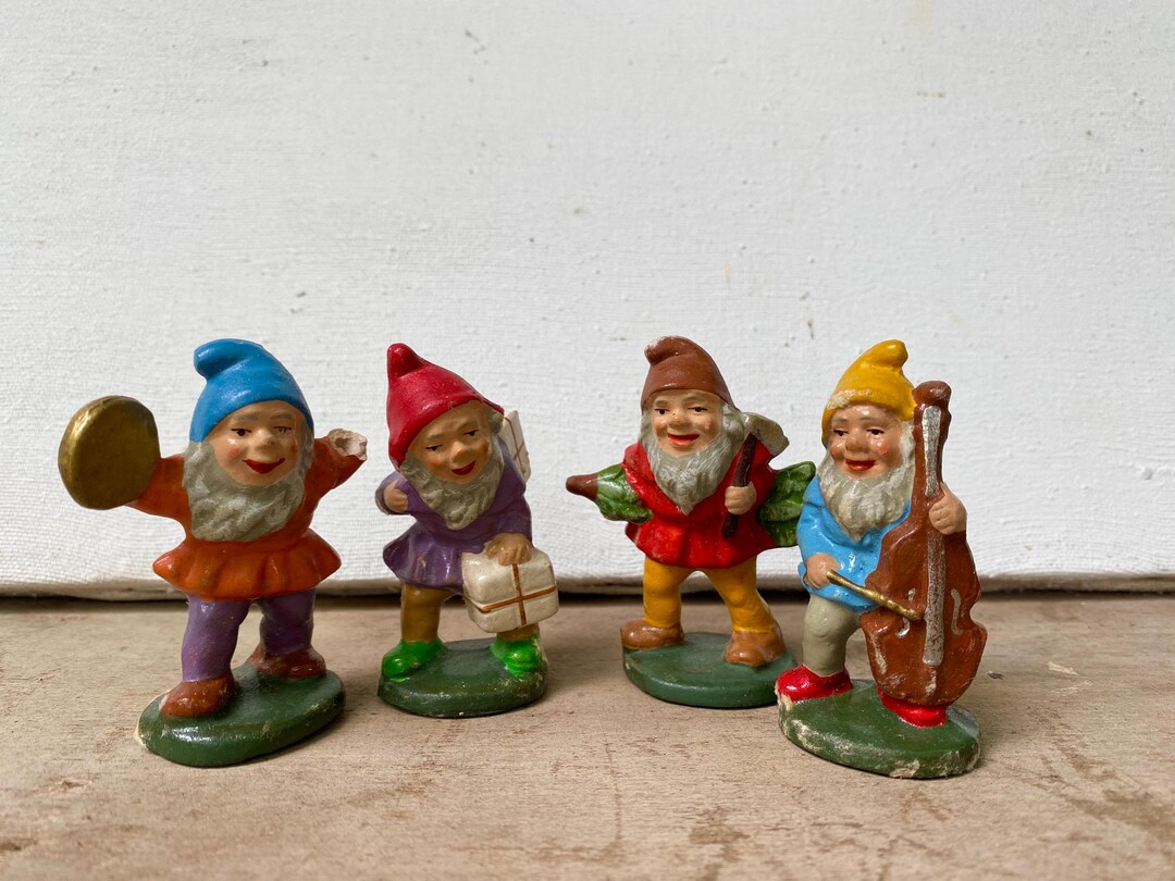 Vintage German Gnomes, Elves, Dwarfs, Made in Western Germany ...