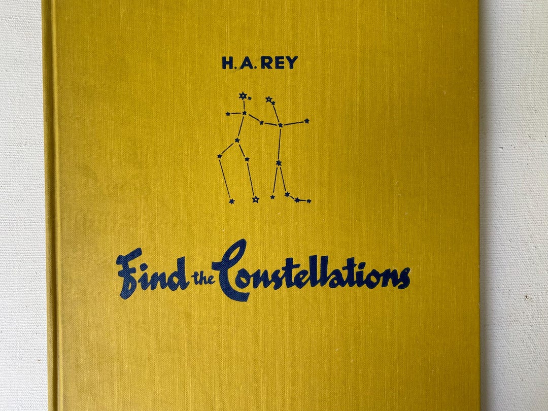 1966 Find the Constellation Book by H.A. Rey, Children's Book ...
