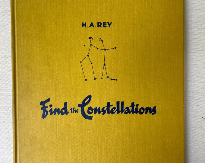 1966 Find the Constellation Book by H.A. Rey, Children's Book ...