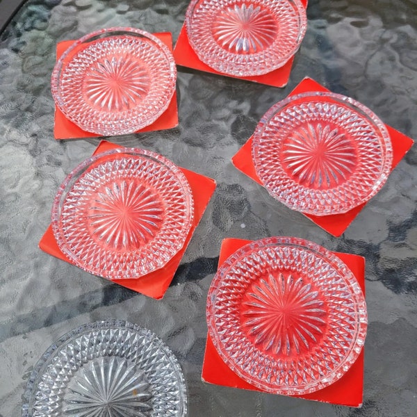 Retro Glass Coasters - Etsy