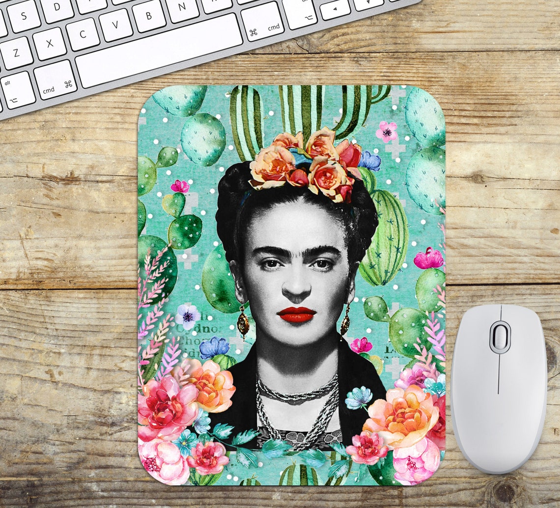 Frida Kahlo Mouse Pad Non Slip Neoprene Easy Glide Soft | Etsy