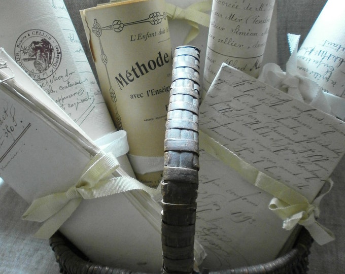 French Antique Manuscript Tres Tres Shabby Chic Document - Etsy