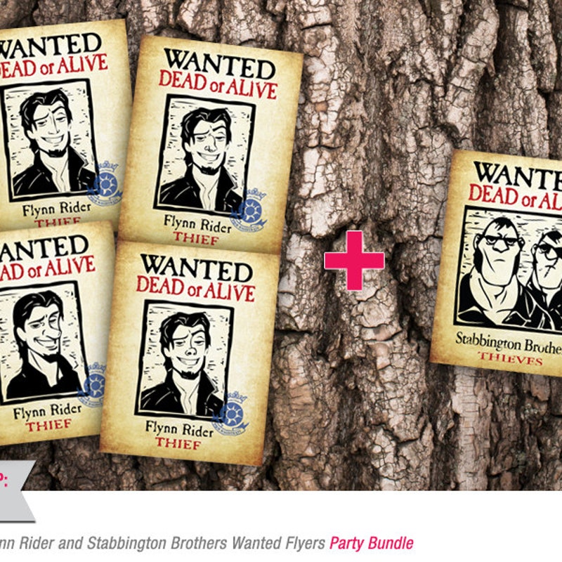 Tangled Wanted Posters - Etsy