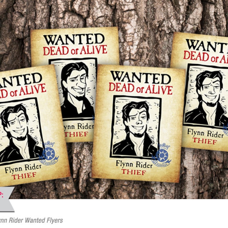 Tangled Wanted Poster - Etsy