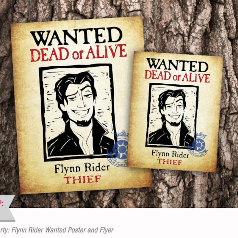 Tangled Wanted Poster - Etsy