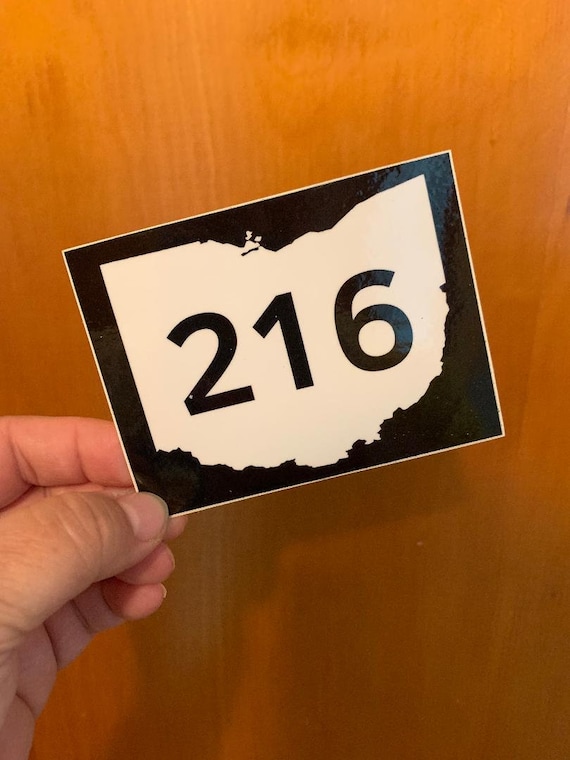 Ohio Route Sign 216 Sticker | Etsy