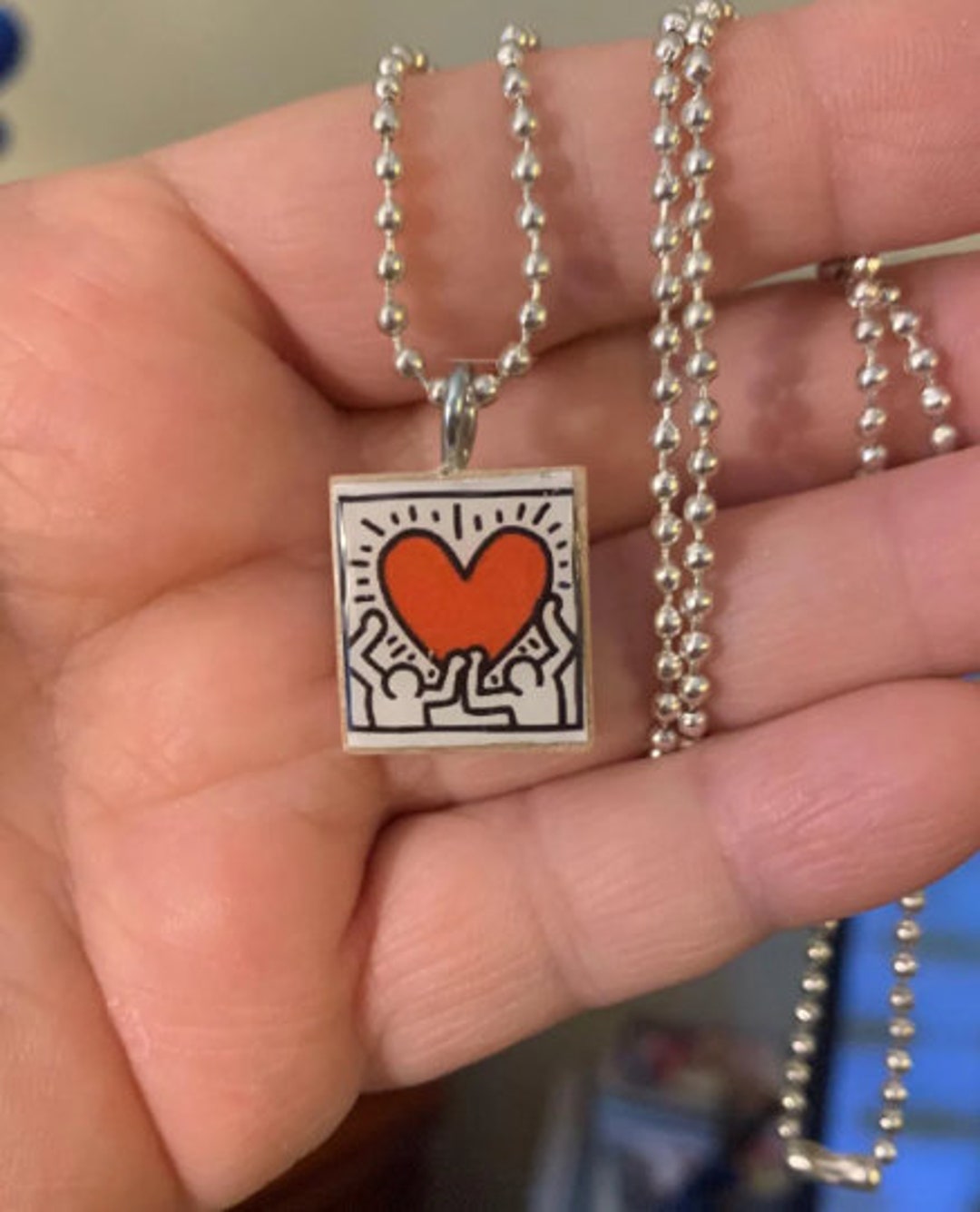 Keith Haring Love Scrabble Tile - Etsy