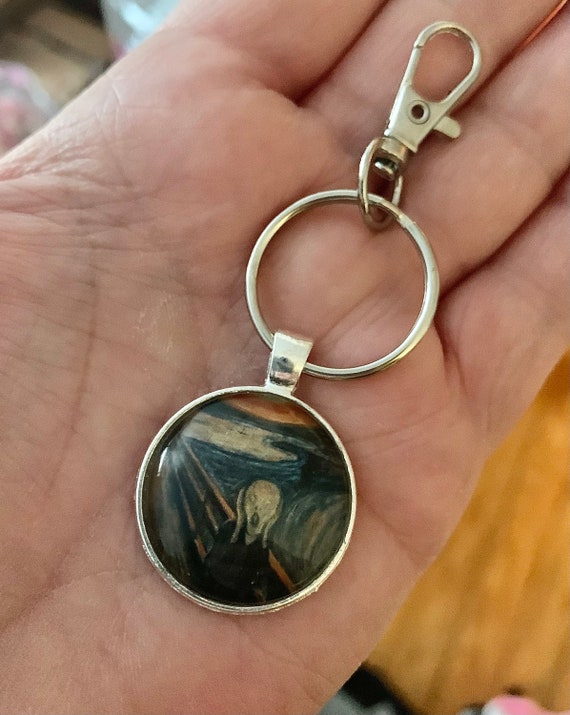 The Scream Keychain | Etsy